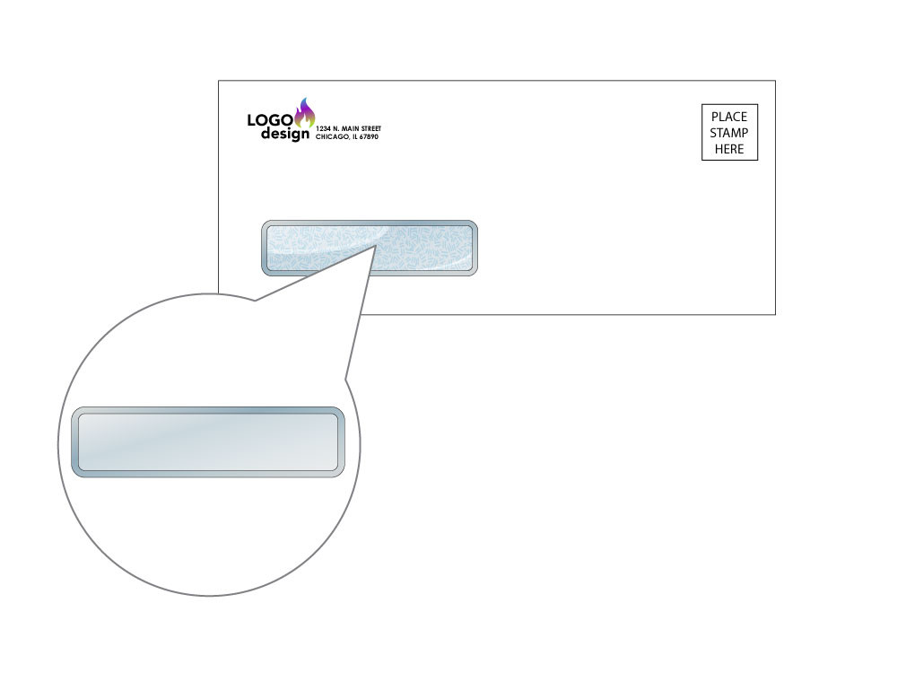 Custom Security Window Envelopes - #8 5/8 | Custom Check Envelopes