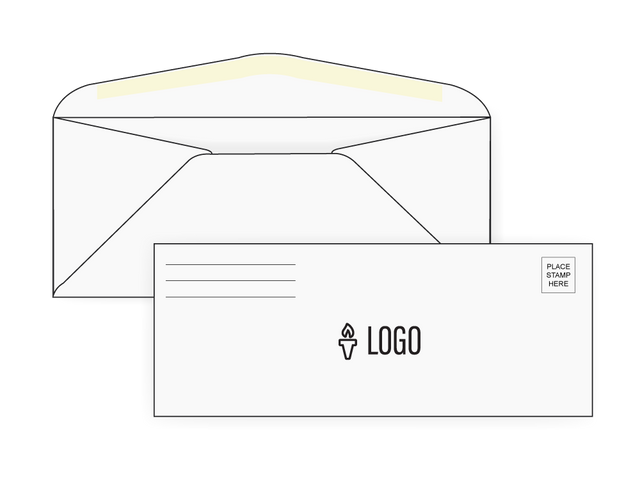 Custom No 9 Envelopes | Custom Printed Envelopes