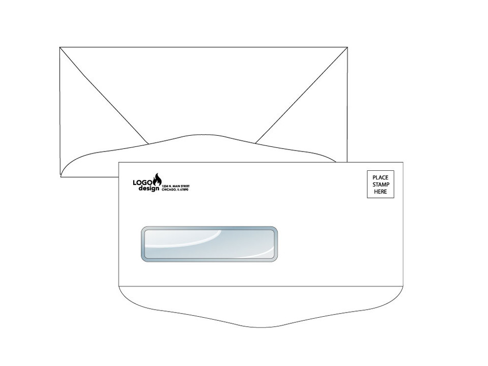 Custom Window Envelopes with Logo | #10 & Business Window Envelopes