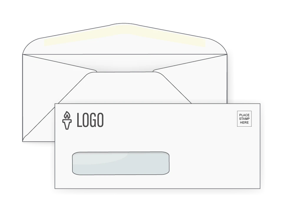 Custom Window Envelopes with Logo | #10 & Business Window Envelopes