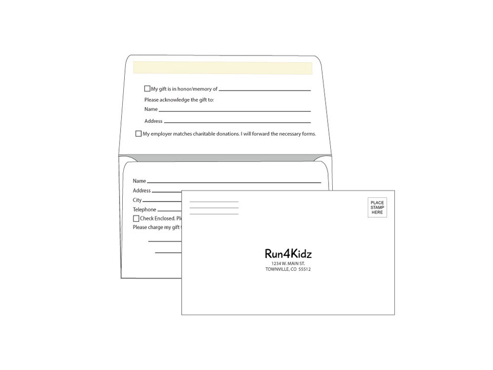 Custom #6 1/4 Remittance Envelopes | Printed Envelopes for Nonprofit