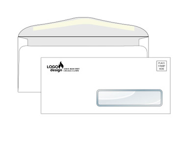 Custom Right Window Envelopes | Custom Business Window Envelopes