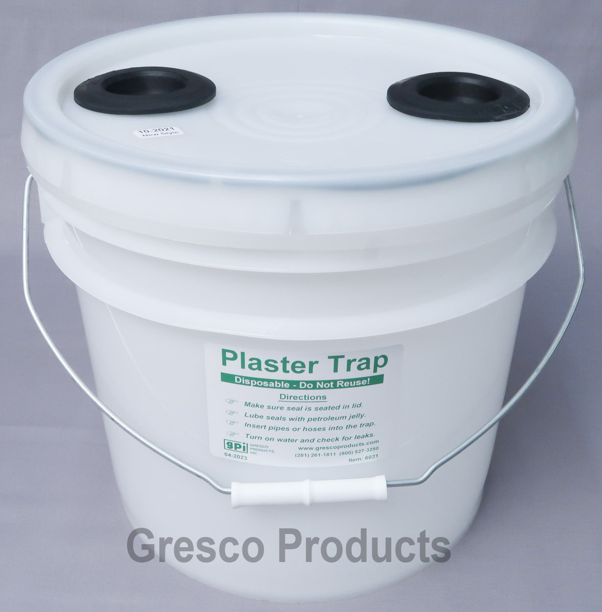 Dental Lab Disposable Plaster Trap With Seals - 3.5 Gallon