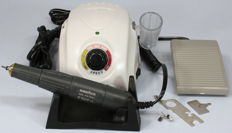 Marathon Handpiece Set - 40,000 rpm - On/Off Foot Pedal