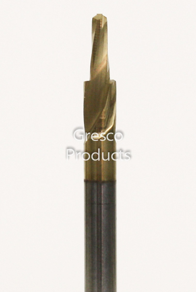 Drill Bit for Pindex - Titanium Nitride - 2mm Diameter with 3mm Shank