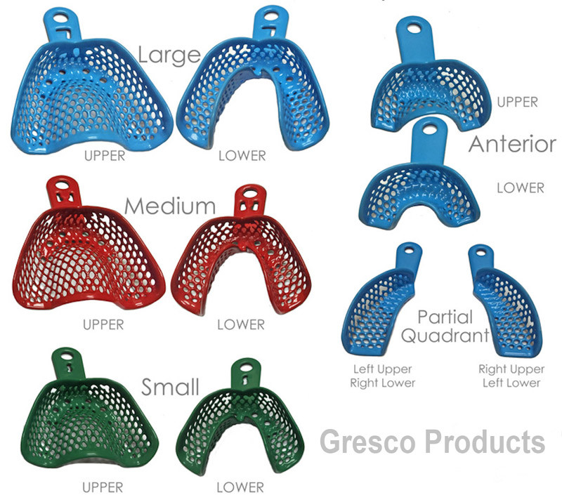 CTray Resin Coated Dental Impression Tray Set Premium