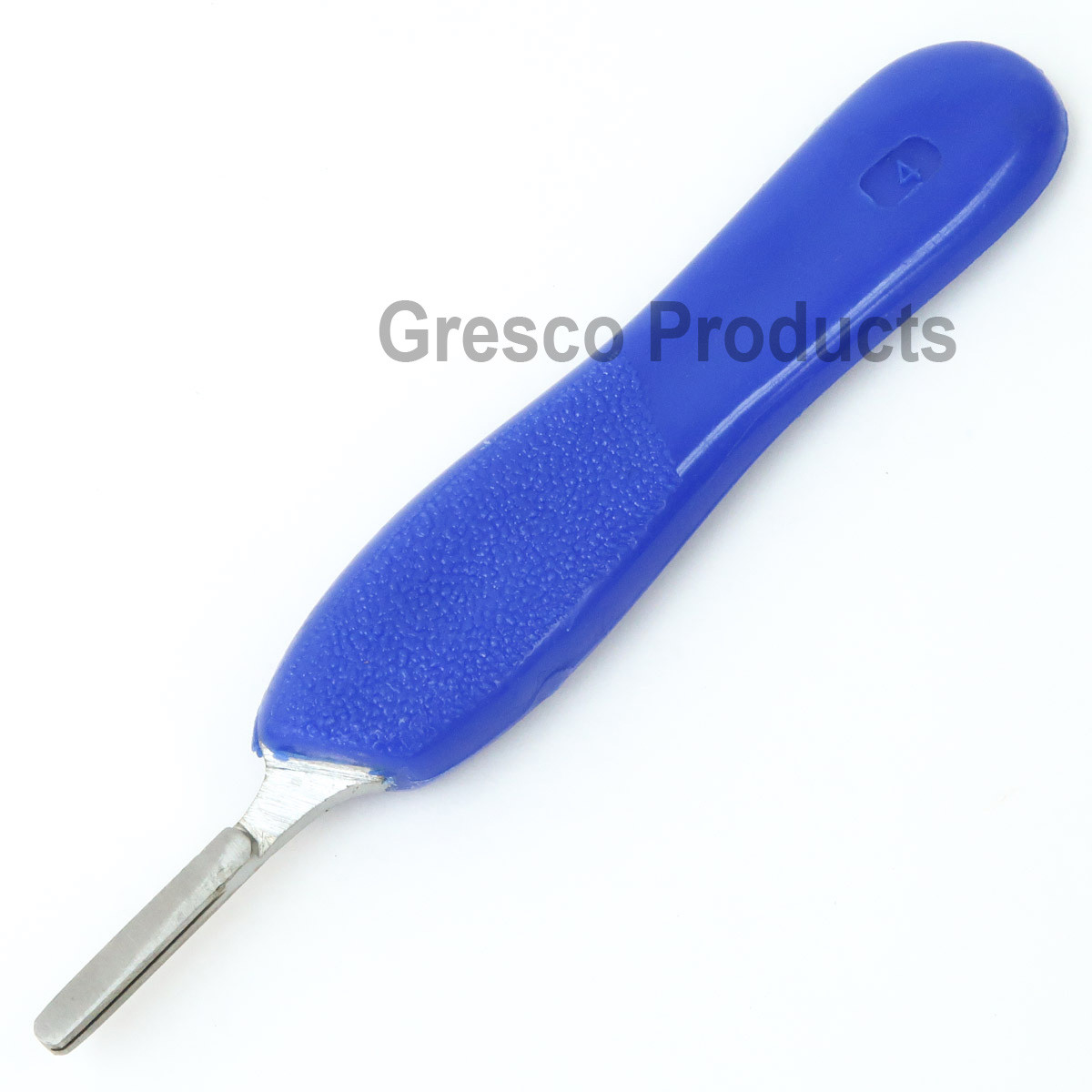 Surgical Blade Blue Plastic #4 Handle For #20 - #25 Blades - Gresco ...