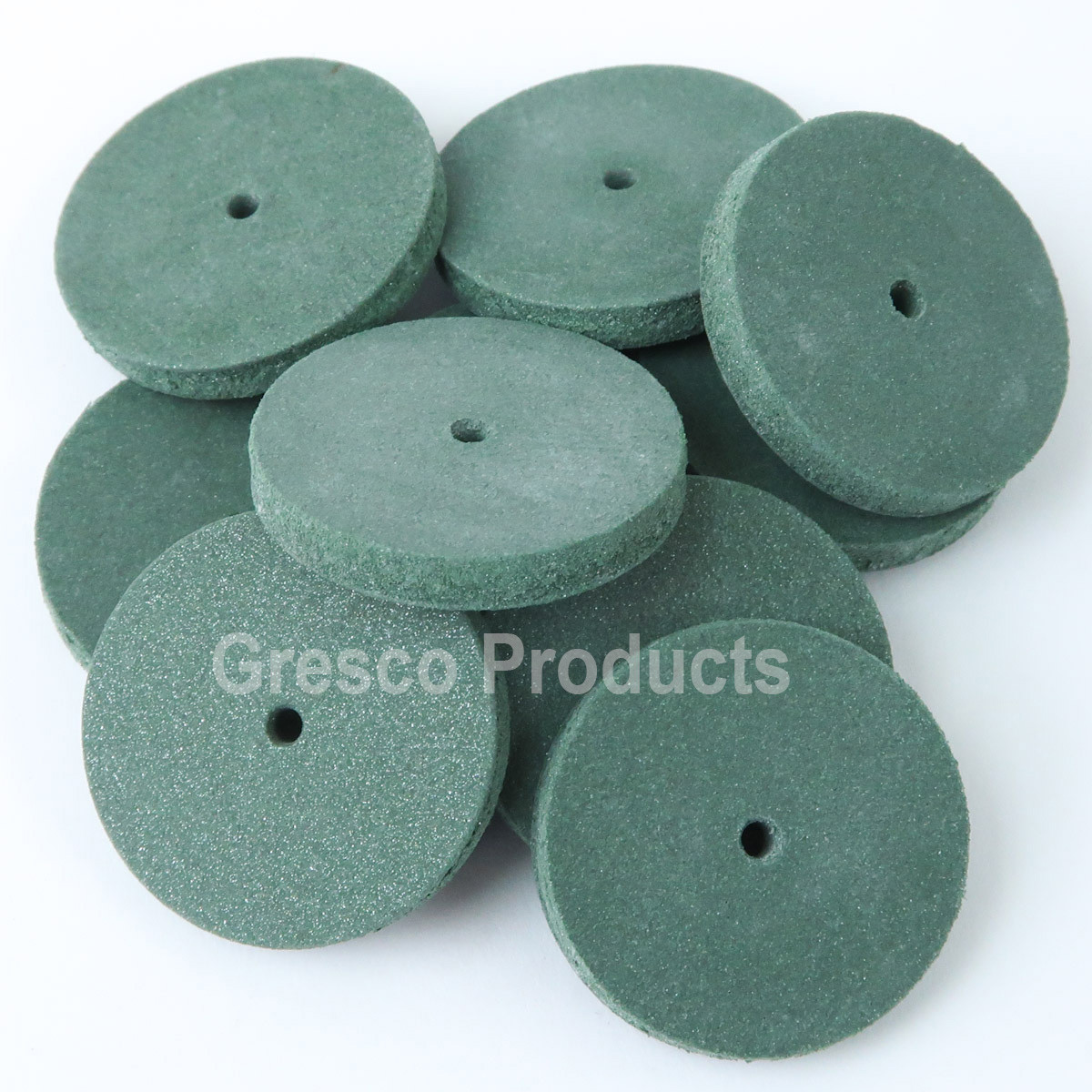 Rubber Polishing Wheels Dental Lab - Green - Medium - 100 Count ...