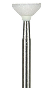 White Mounted Stones - Inverted Cone - 100 count