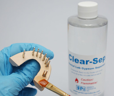 Clear-Sep - Dental Lab Gypsum Die Stone Separator - 16 oz
