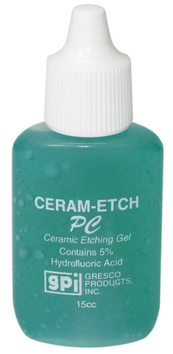Ceram-Etch PC - Dental Pressable Ceramic Etching Gel 5% - Green - 15cc ...