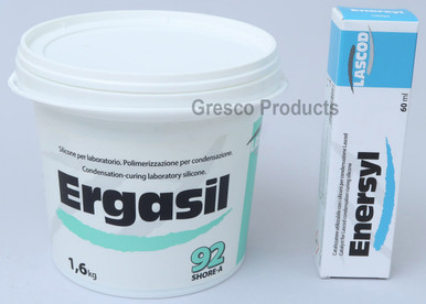 Ergasil Dental Lab Putty Silicone Kit with Enersyl Catalyst - 1.6 Kg ...