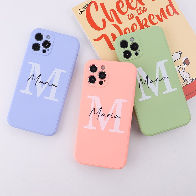Initials Name iPhone Case