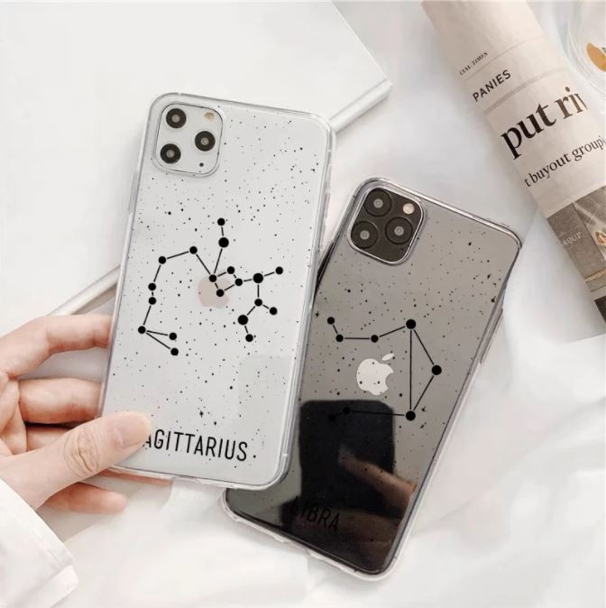 Clear Star Sign Constellations iPhone Case