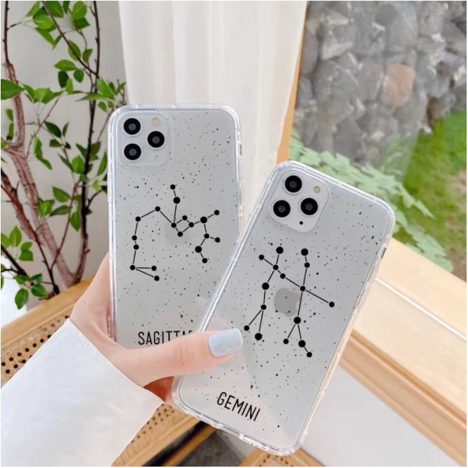 Clear Star Sign Constellations iPhone Case