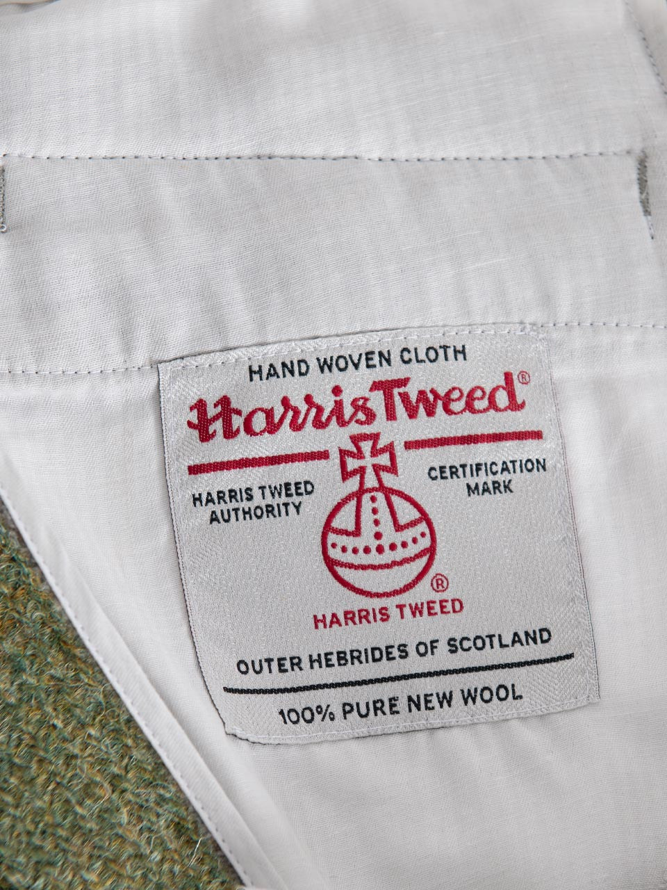 Men's Fern Green Harris Tweed Pants | Peter Christian