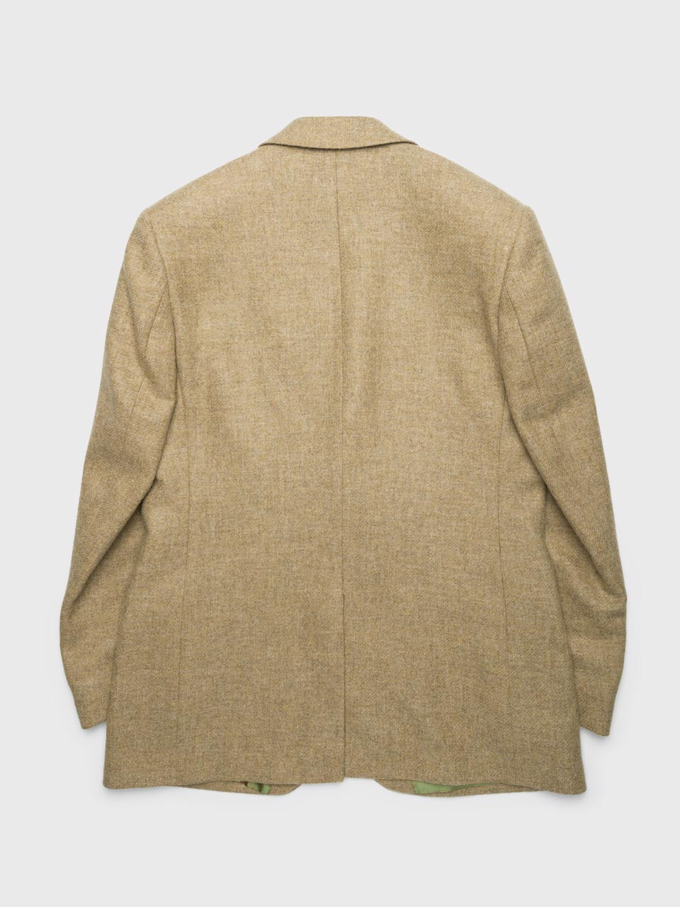 Moon Tweed Jacket in Muted Gold / Barley