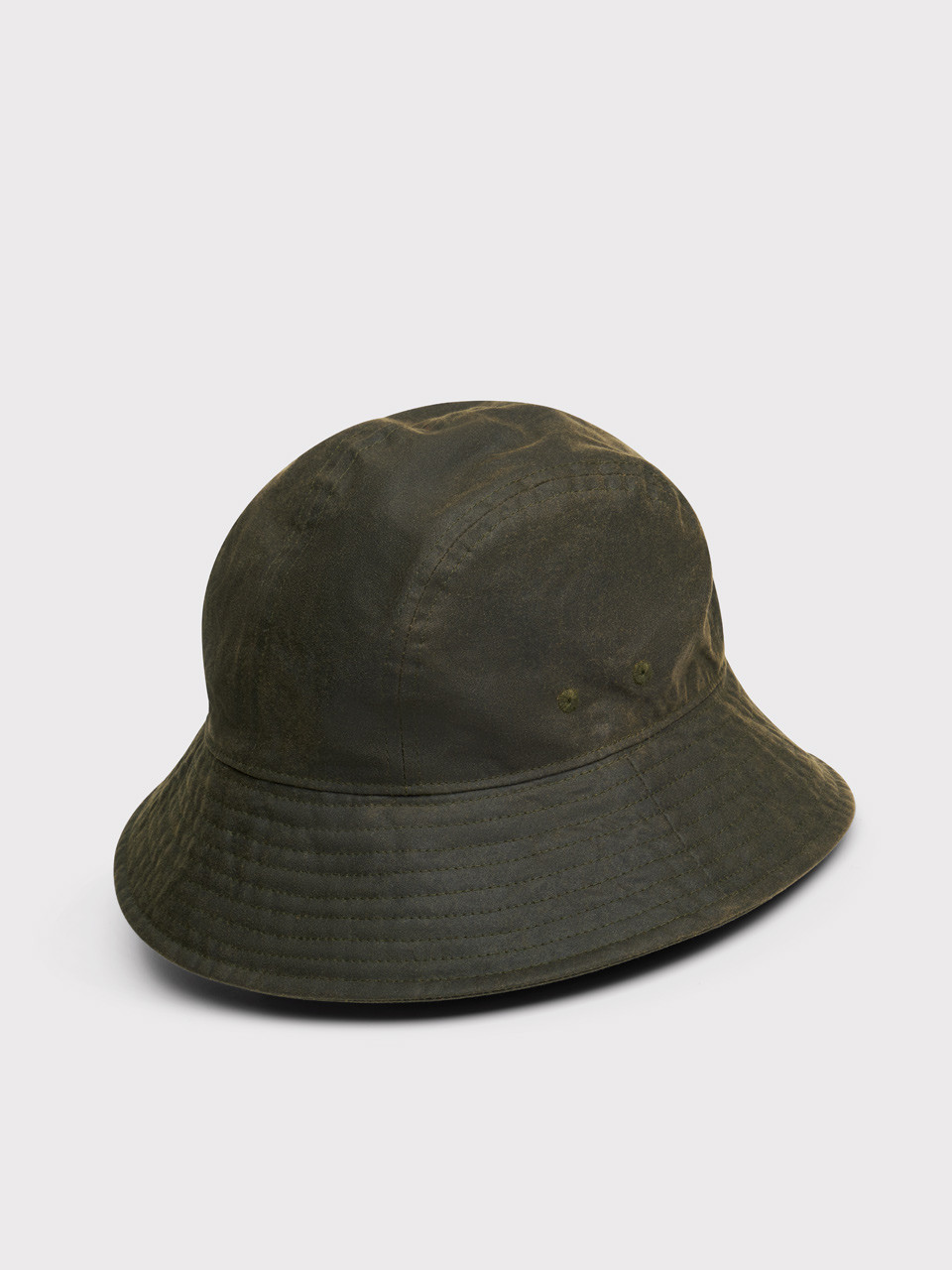 Men's Green Wax Water Resistant Bucket Hat | Peter Christian