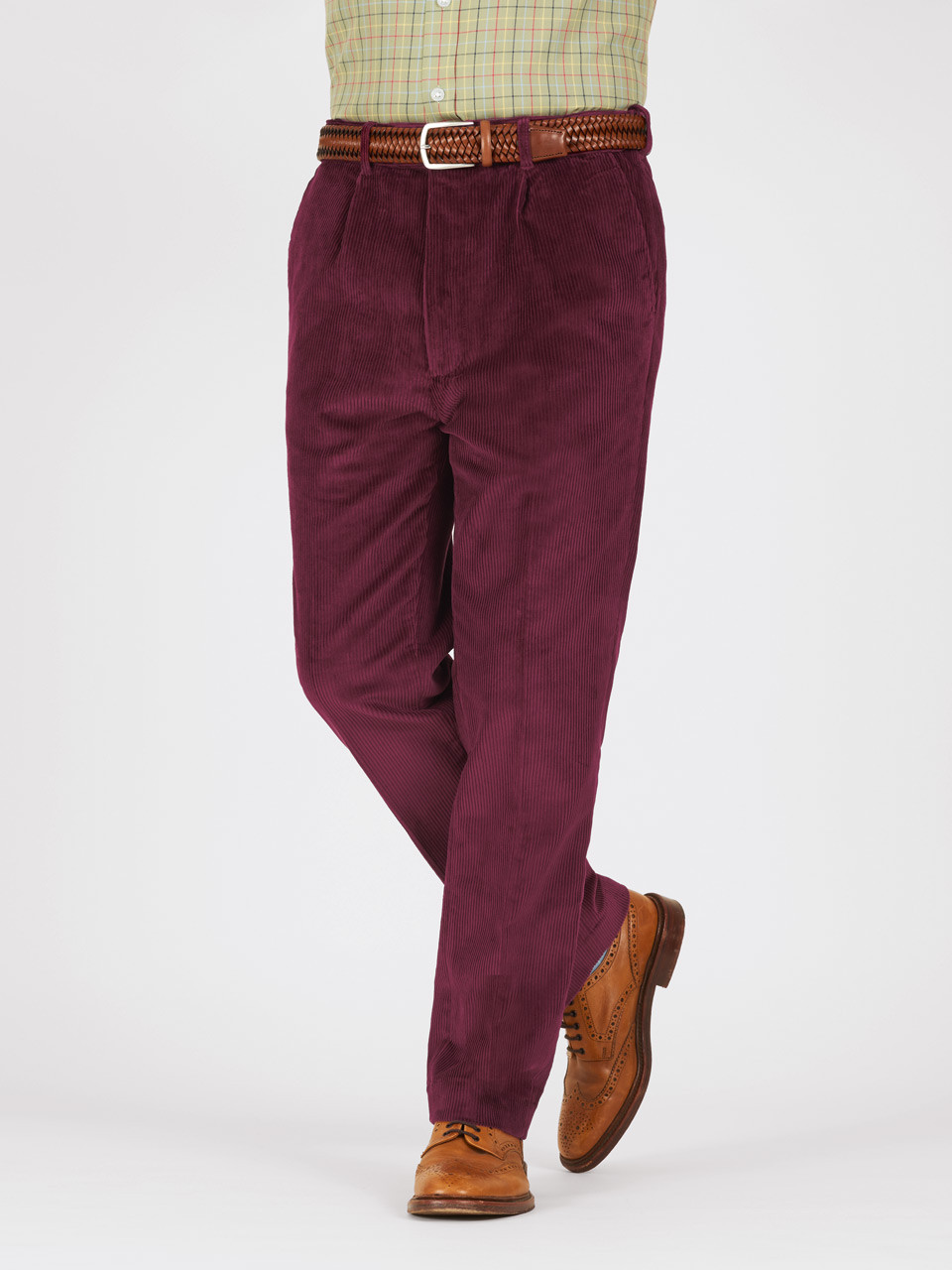 Burgundy Red County Corduroy Pants | Peter Christian