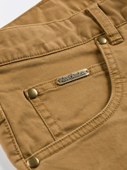 Toffee Brown Jeano Pants | Peter Christian