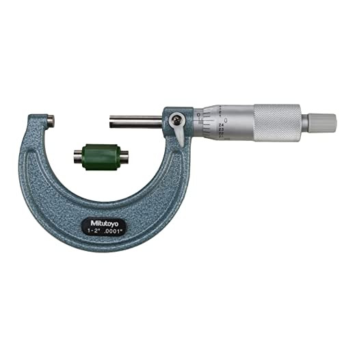 MITUTOYO 1-2" OUTSIDE MICROMETERRATCHET STO - IMS Bolt