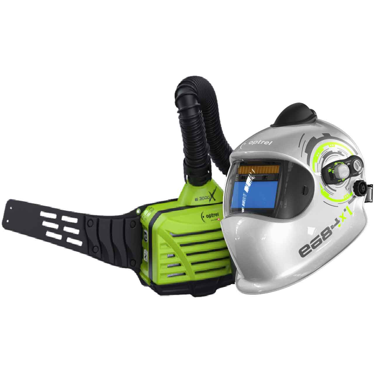 Optrel E3000x Papr System W Panoramaxx Welding Helmet Ims Bolt