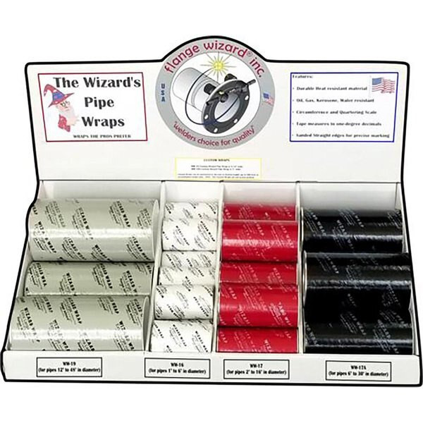 Flange Wizard FWI-WD1 Pipe Wrap Display W/ Wizard Wraps | Industrial ...