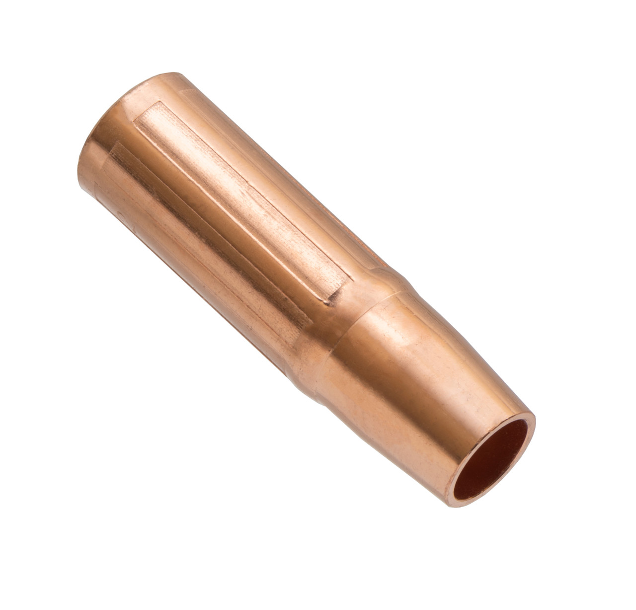 23-62: 5/8in Threaded Copper MIG Nozzle - IMS Bolt