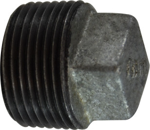 Galvanized Square Head Plug 1-1/2 GALV SQ HD CORED PLUG - 64657 | IMS Bolt