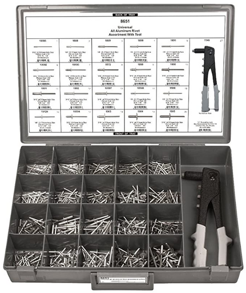 DISCO ALUMINUM RIVET ASSORTMENT WITH TOOL|IMS Bolt For Your Industrial ...