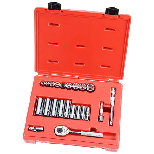 PROTO Socket Wrench Set,SAE,3/8 in. Dr,22 pc J52134|IMS Bolt For Your ...