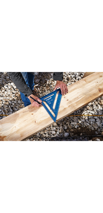 Milwaukee E3992 12 in. True Blue Laser Etched Rafter Square ...