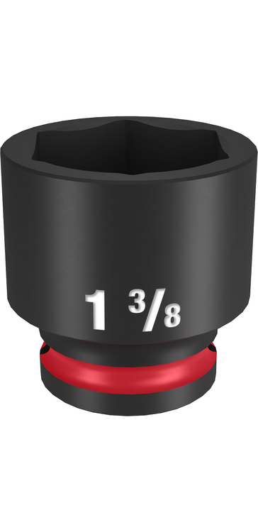 Milwaukee SHOCKWAVE Impact Duty 1/2"Drive 1-3/8" Standard 6 Point ...