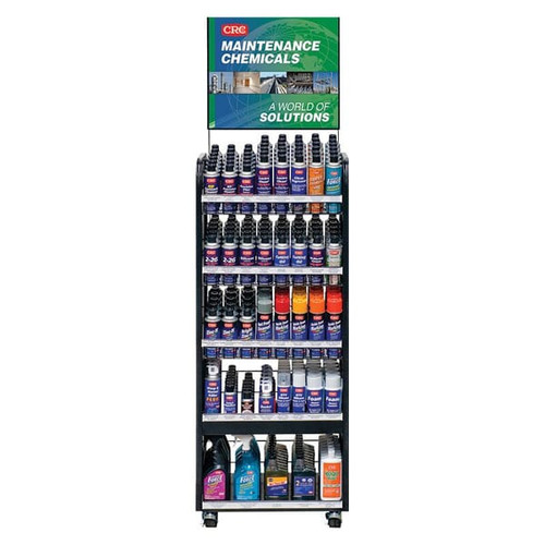 Crc 14193 Deluxe Floor Display Rack | Industrial Maintenance Supply