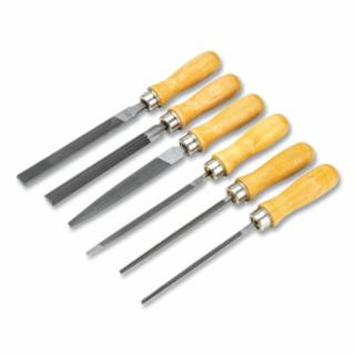 FILE SET 6PC 4" ASSORTMENT BAST POUCHED - Industrial Maintenance Supply