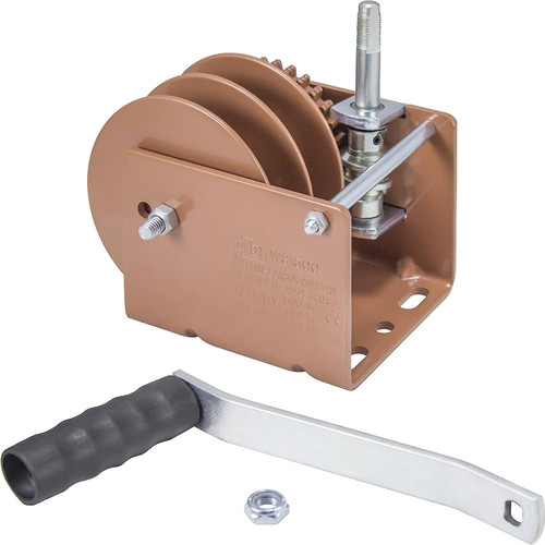 Goldenrod WG1500SR 10952 1500Lb Split Reelworm Gear Winch- Hand ...