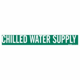 SELF-STICKING PIPE MARKER CHILLED WATER SUPPLY - Industrial Maintenance ...