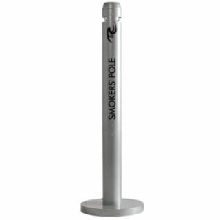 Rubbermaid Commercial FGR1BK Smokers' Pole | Industrial Maintenance Supply