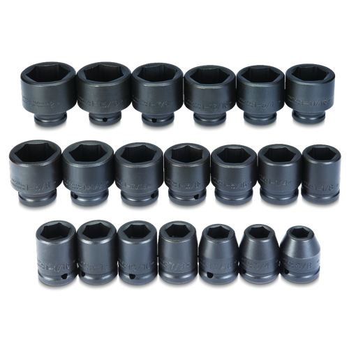 Proto J72103 3/4 Drive Impact Socket Set3/4Drive 20pc 6 Point (1 ST ...