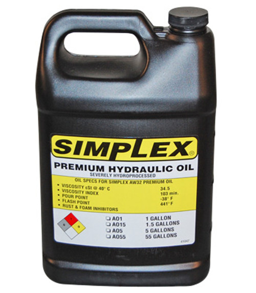 Simplex AO1 18135 1Gal.Hydraulic Oil (1 GAL) | Industrial Maintenance ...