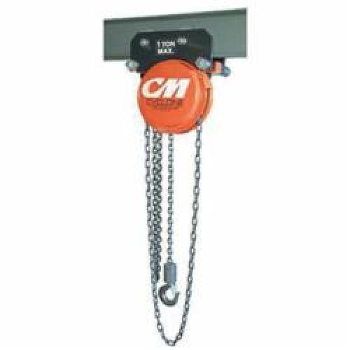 Cm Columbus Mckinnon 4527 3T 10Ft Lift Cyclone Plain Army Type Trol Hst ...