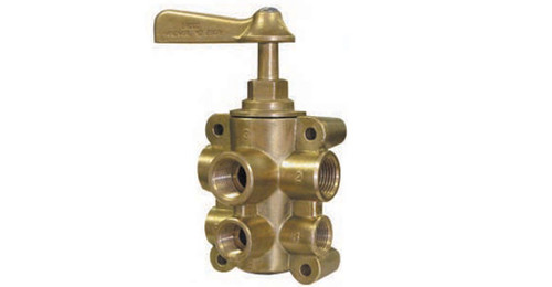 Midland Metal 46237 Fuel Valve, 1/2 x 3/8 in Nominal, FIP x FIP, 6 ...