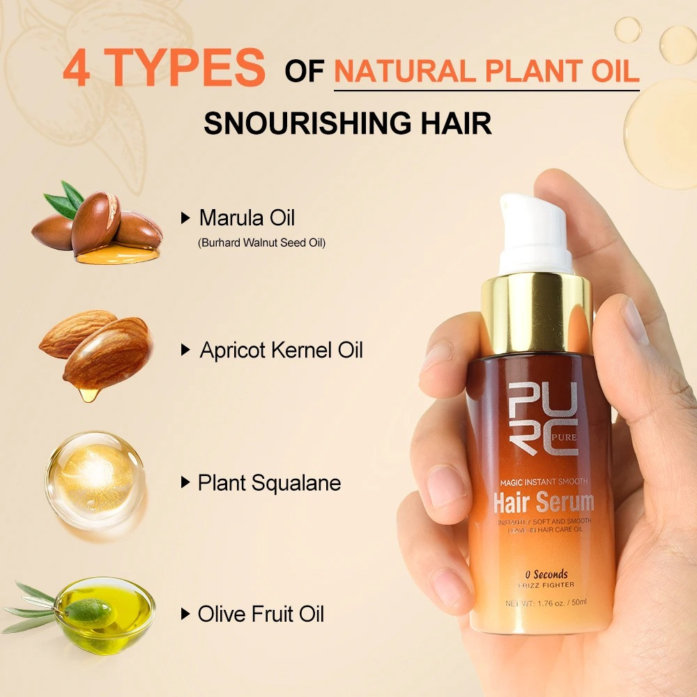 REVITALIZE AND SMOOTH HAIR WITH PURC MAGIC INSTANT HAIR SERUM - REPAIRS ...