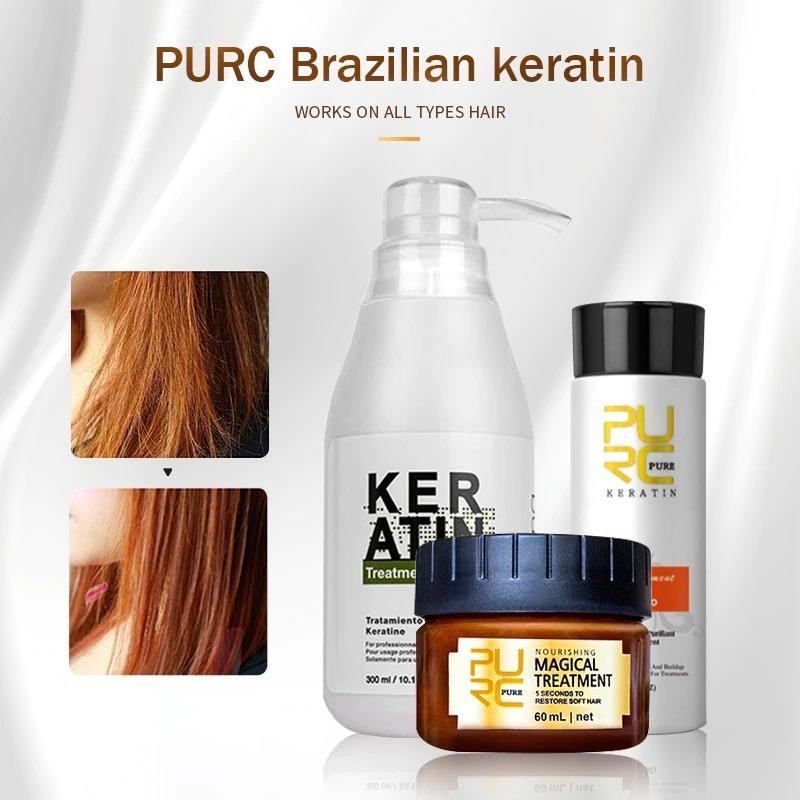 SET KERATIN SMOOTHING TREATMENT 12% AT HOME - PURE-KERATIN.com