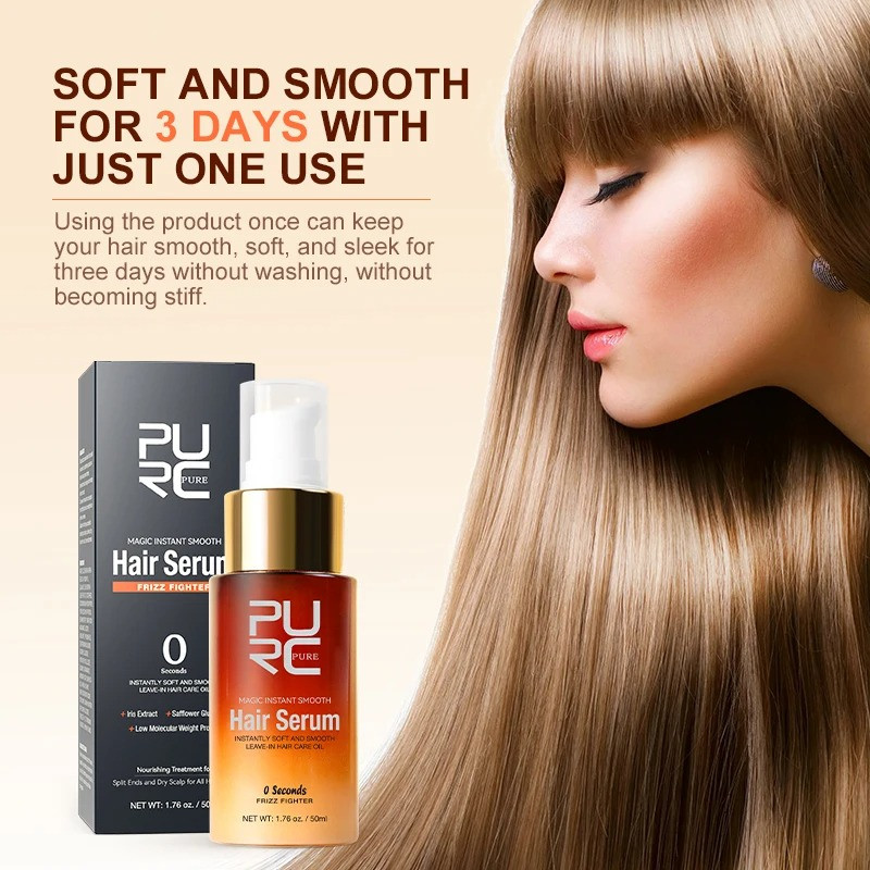 REVITALIZE AND SMOOTH HAIR WITH PURC MAGIC INSTANT HAIR SERUM - REPAIRS ...