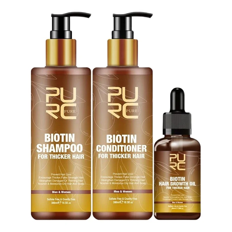 Biotin Hair Care Set: Unlock Fuller, Healthier Hair with the Biotin ...