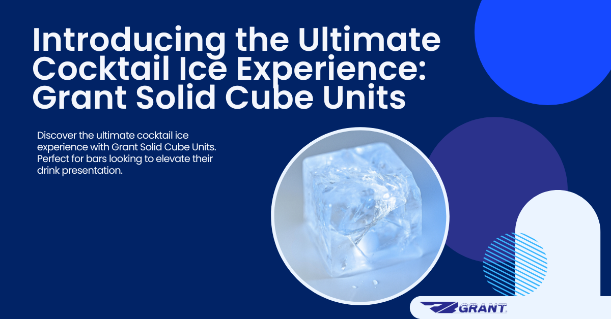 Introducing the Ultimate Cocktail Ice Experience: Grant Solid Cube ...