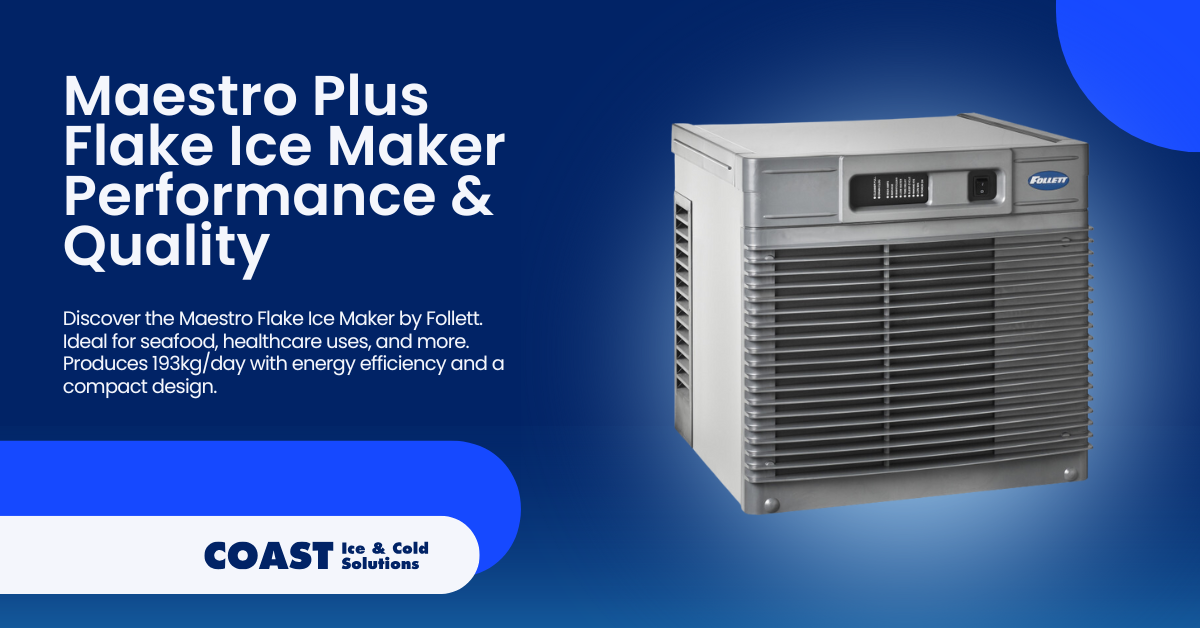 Maestro Plus Flake Ice Maker Performance & Quality - Coast Distributors
