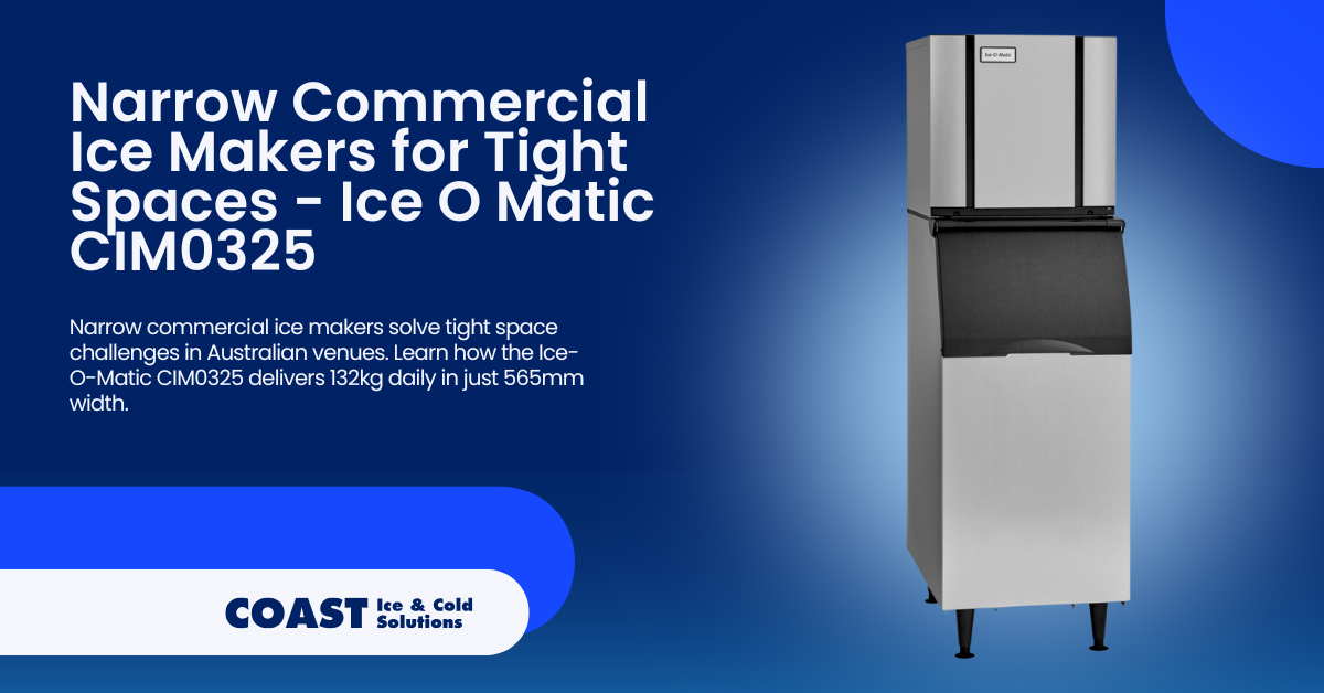Narrow Commercial Ice Makers for Tight Spaces - Ice O Matic CIM0325 ...
