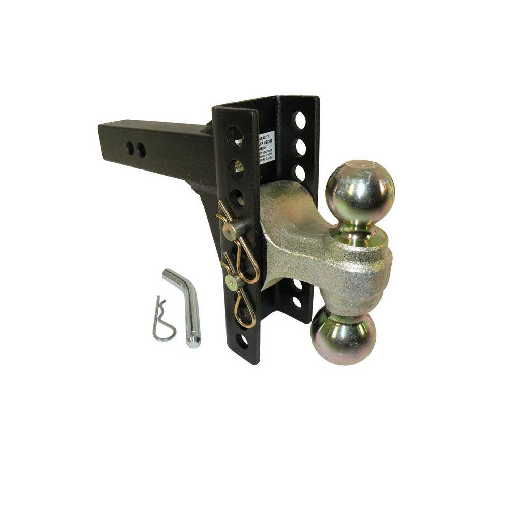 6" Drop Adjustable Ball Mount - 14,000 lbs Capacity - TrailersPlus